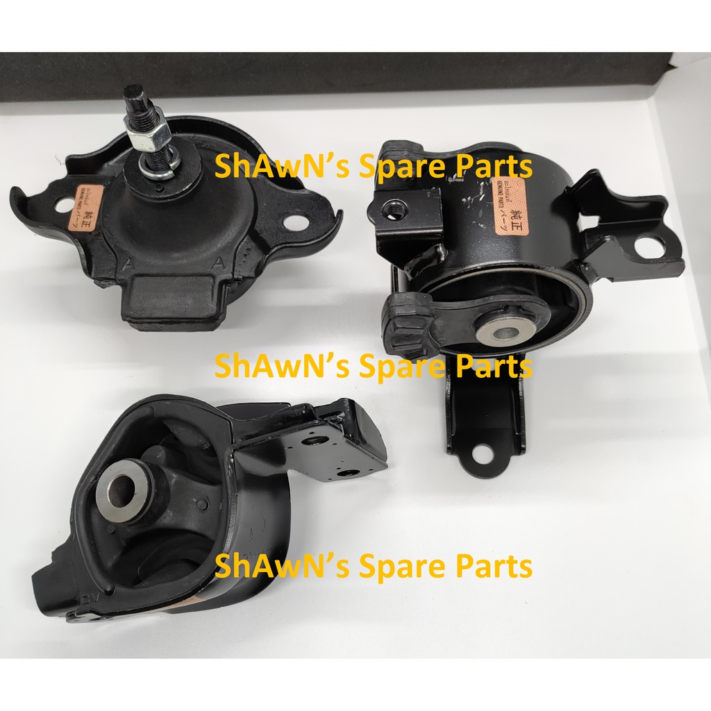 Honda City SEL GD 1.5 2003-2007 / Jazz SAA GD 1.3 1.5 2003-2008 * AUTO * Engine Mounting Set ...