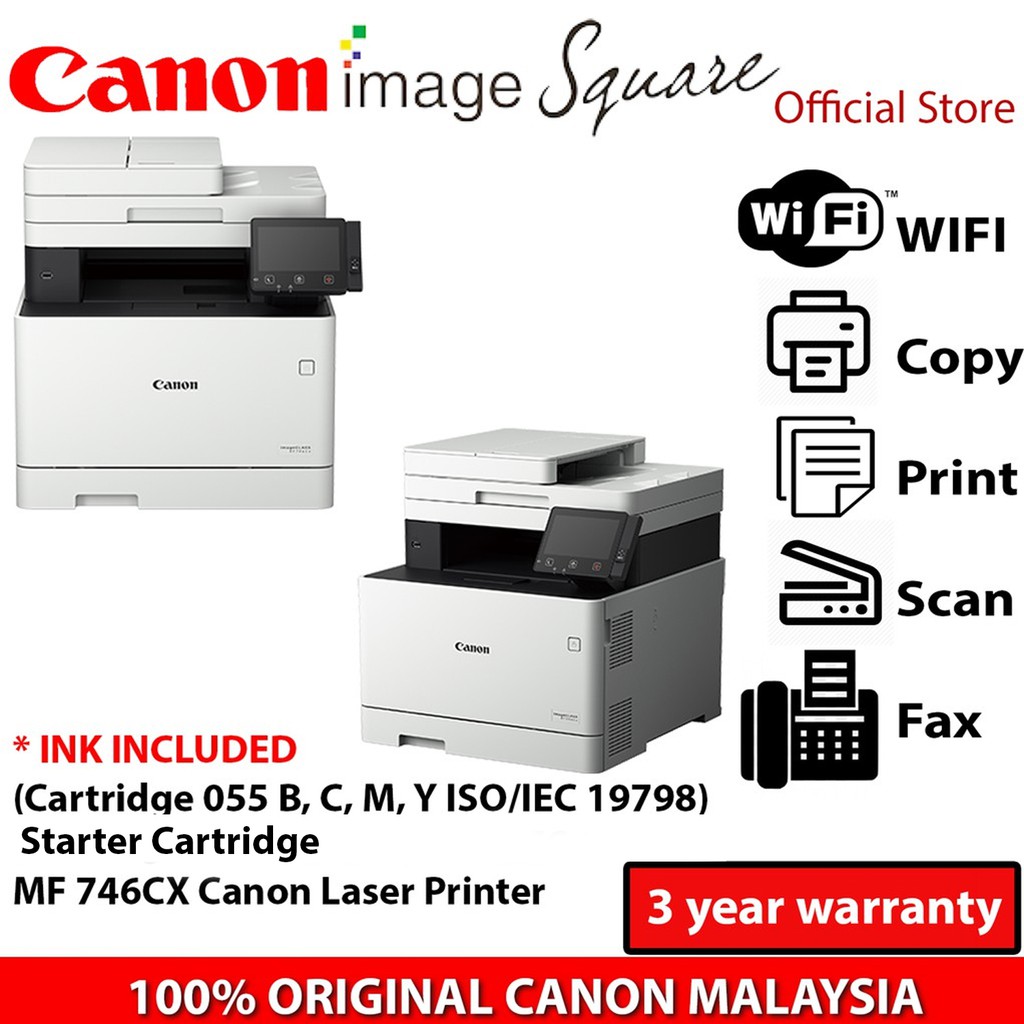 CANON MF746CX IMAGECLASS LASER AIO COLOUR PRINTER | Shopee Malaysia