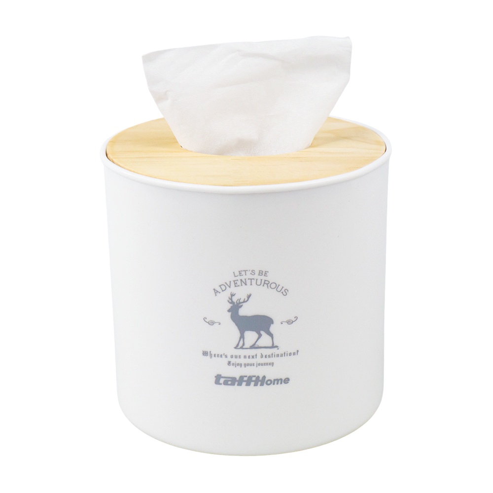 KAYU Wooden Tube Tissue Box/Roll Tube Tissue Box/Multifunctional Wooden ...