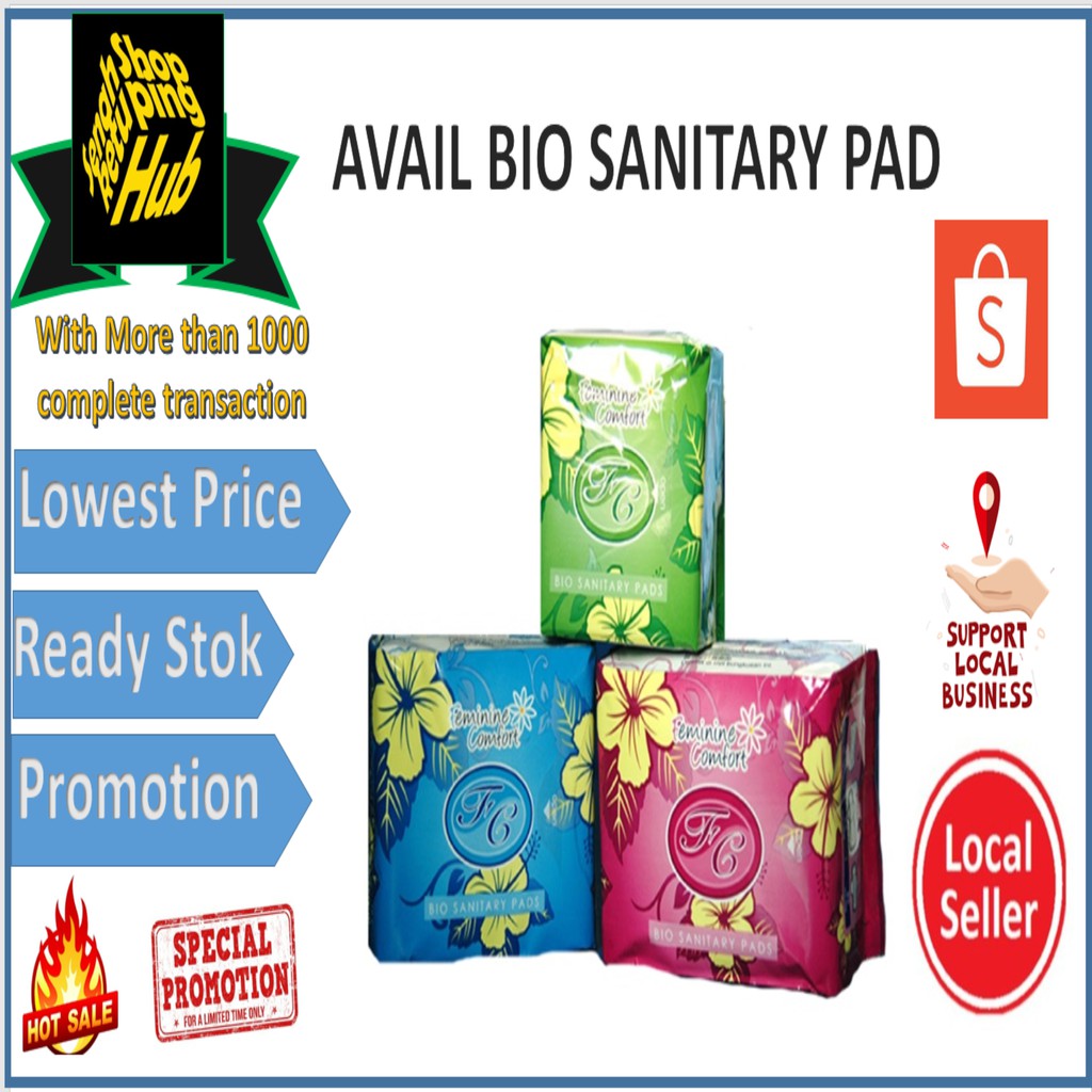 🎉Promotion🎉 💰Limited stock💰 AVAIL BIO SANITARY PAD | Shopee Malaysia
