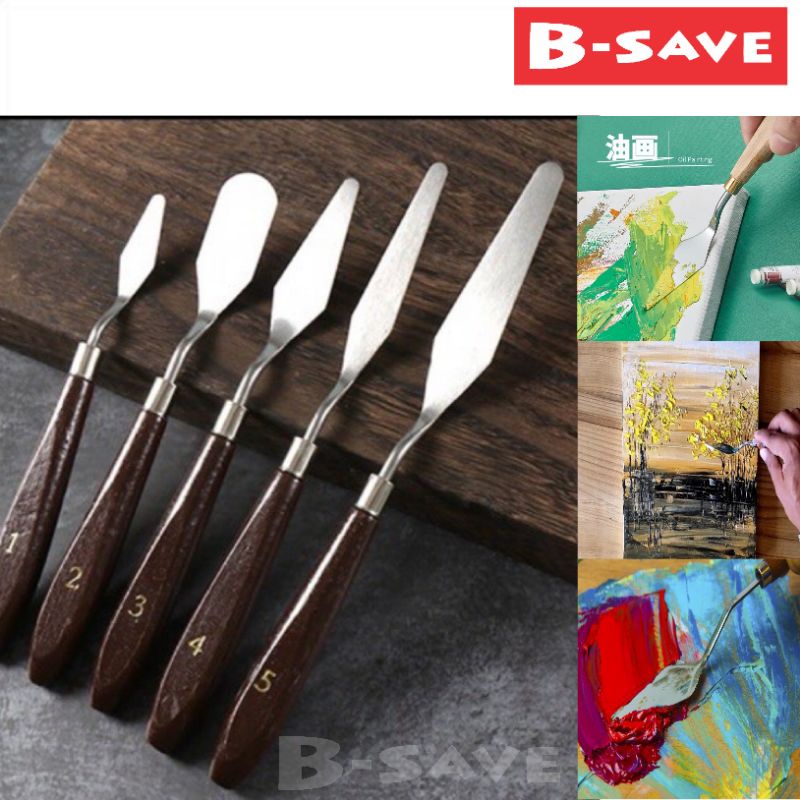 Palette Scraper Set Palette Knives for Oil Painting Acrylic Painting ...