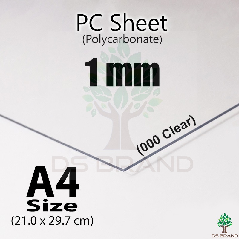 [ PC Sheet ] 1 mm A4 PC Sheet Polycarbonate Sheet | Shopee Malaysia