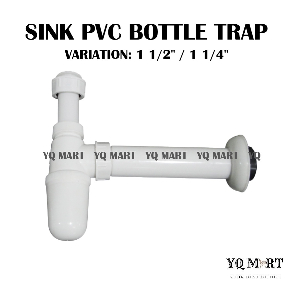 PVC Bottle Trap/ 1 1/4"/ 1 1/2" Bottle Trap/ Without Waste/ Plumbing ...