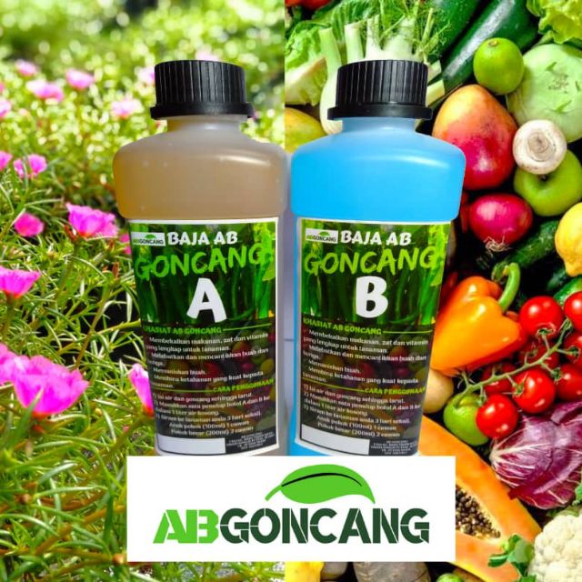Baja AB Goncang baja siraman tumbuhan. | Shopee Malaysia