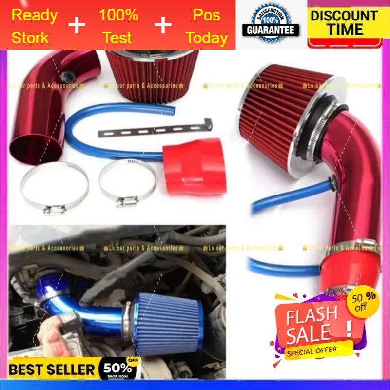 Stainless Steel Titanium Blue Rainbow Air Intake Filter Cover Heat ...