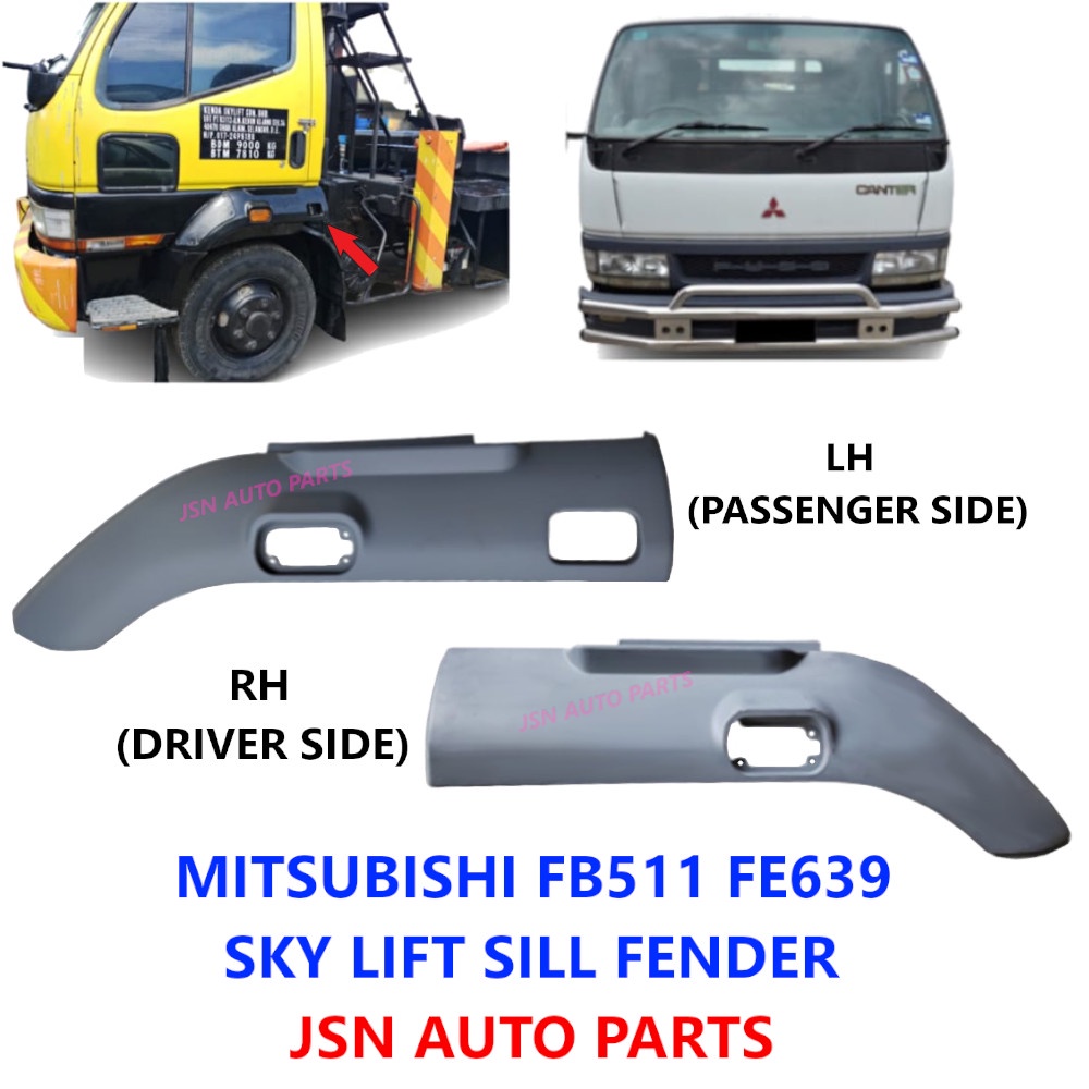 J127S06 MITSUBISHI CANTER FB511 1 TON FE639 3 TON SKY LIFT SILL FENDER ...