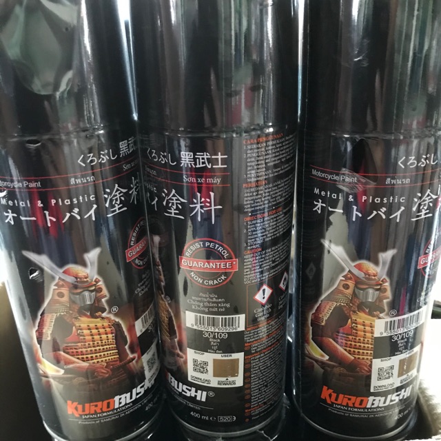 Spray black samurai paint code 30/109 black | Shopee Malaysia