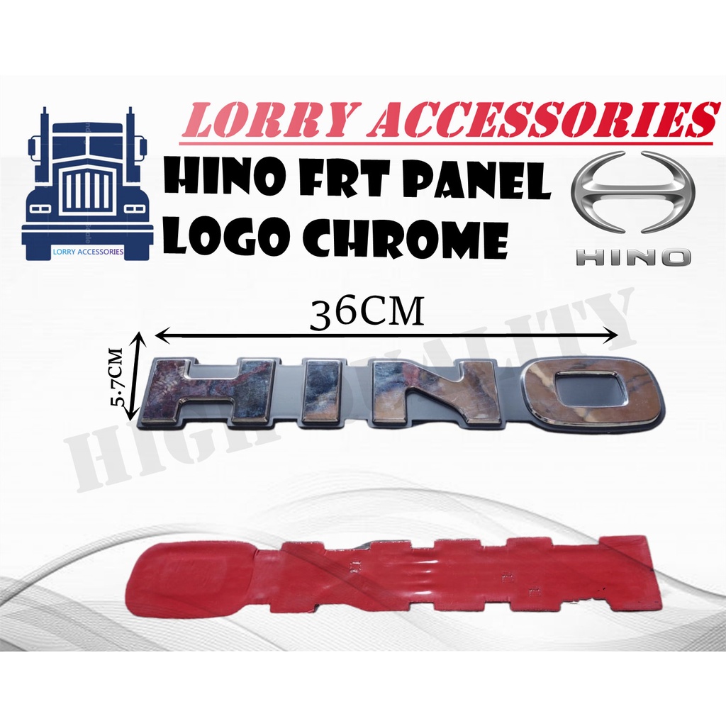 HINO PROFIA FRT PANEL MARK "HINO" | Shopee Malaysia