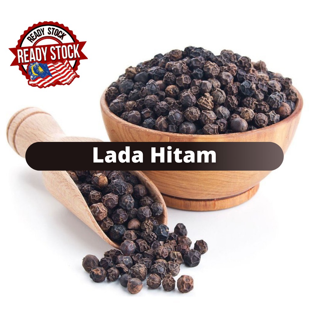 Lada Hitam | Black Pepper | Groceries | Cooking ingredients | Shopee ...