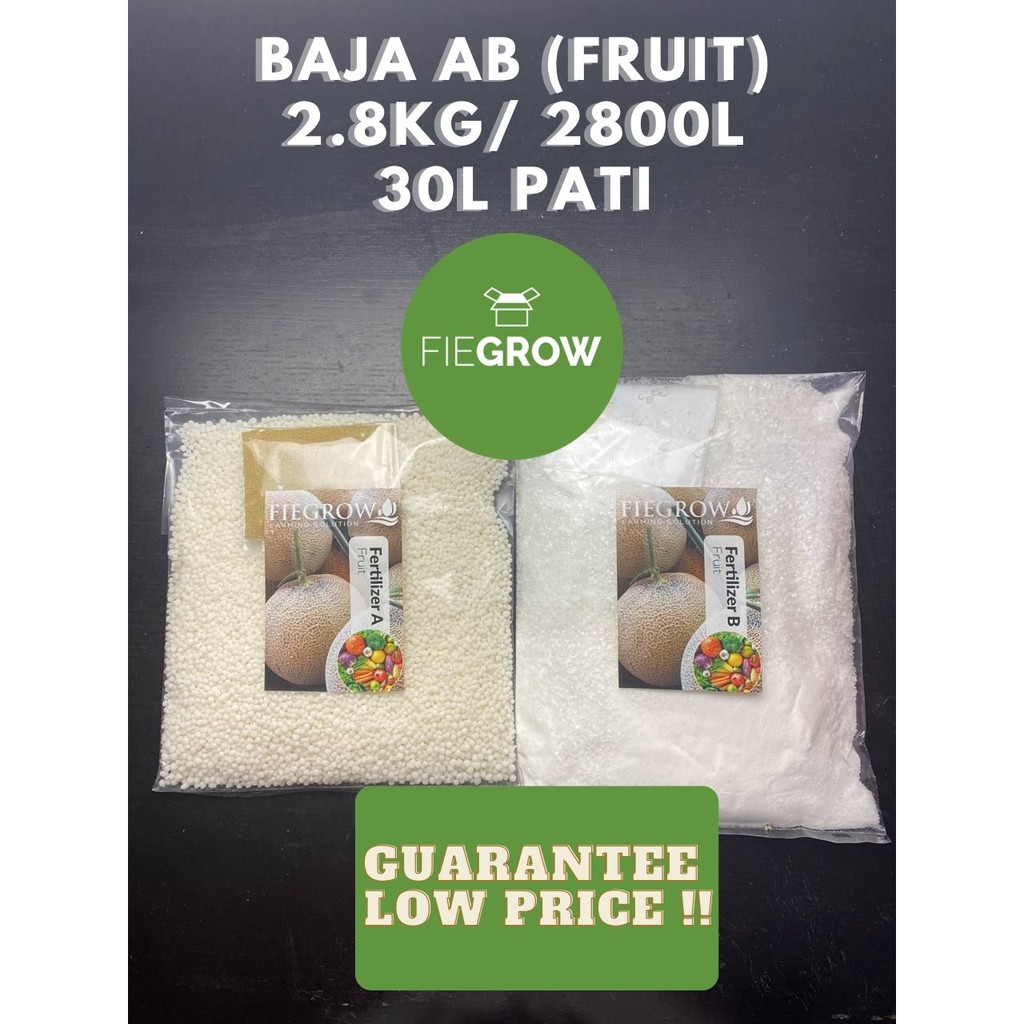 set BAJA AB 2.8kg Fertigasi timun Cili melon dan sayur daun [READY ...