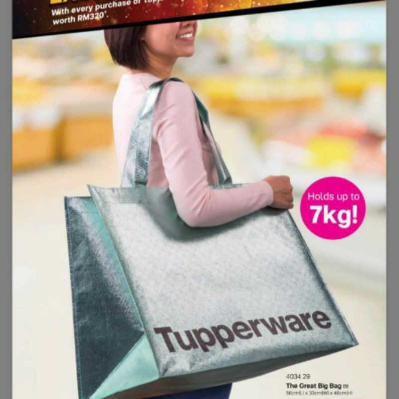 [💥 READY STOCK 💥]Beg Tupperware Pelbagai Saiz (1pcs) | Shopee Malaysia