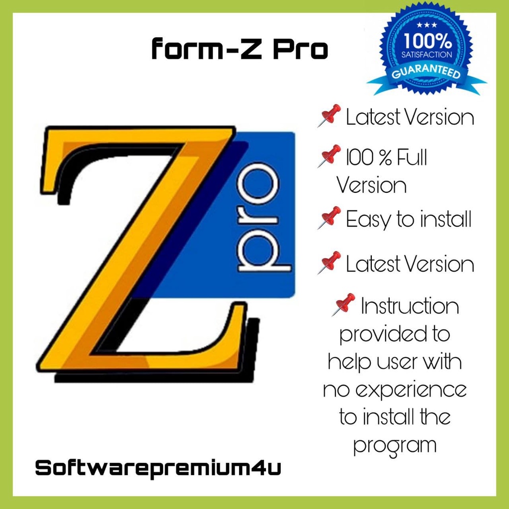 form-Z Pro 9.2 🔥【Latest 】🔥 | Shopee Malaysia