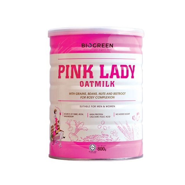 Biogreen Pink Lady Oatmilk 800g | Shopee Malaysia
