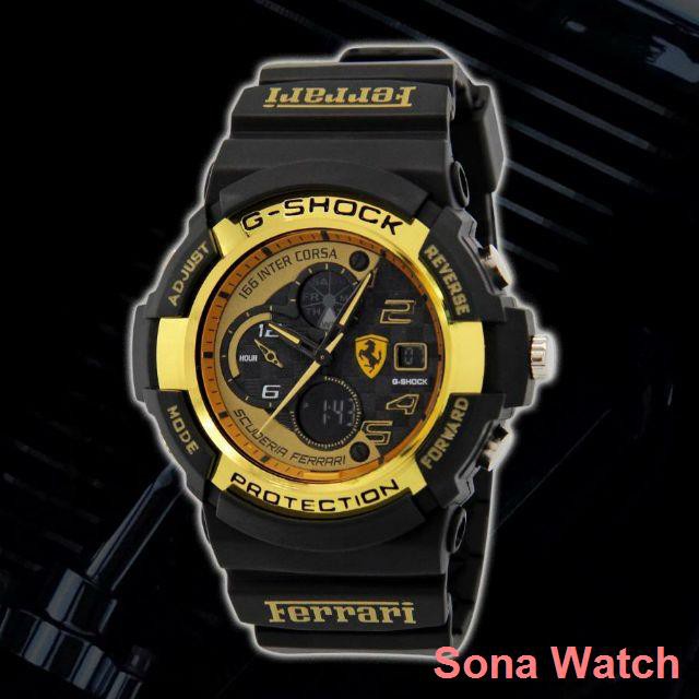 sports watch ♈™Cesio G-Shock FERRARI Japan Dual mode Jam Tangan.. 💌 ...