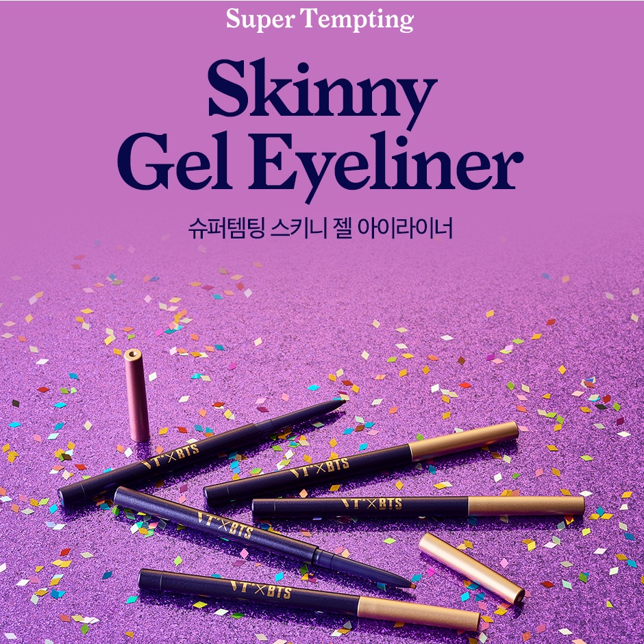VT x BTS Super Tempting Skinny Gel Eyeliner By BTS Korea | Shopee Malaysia