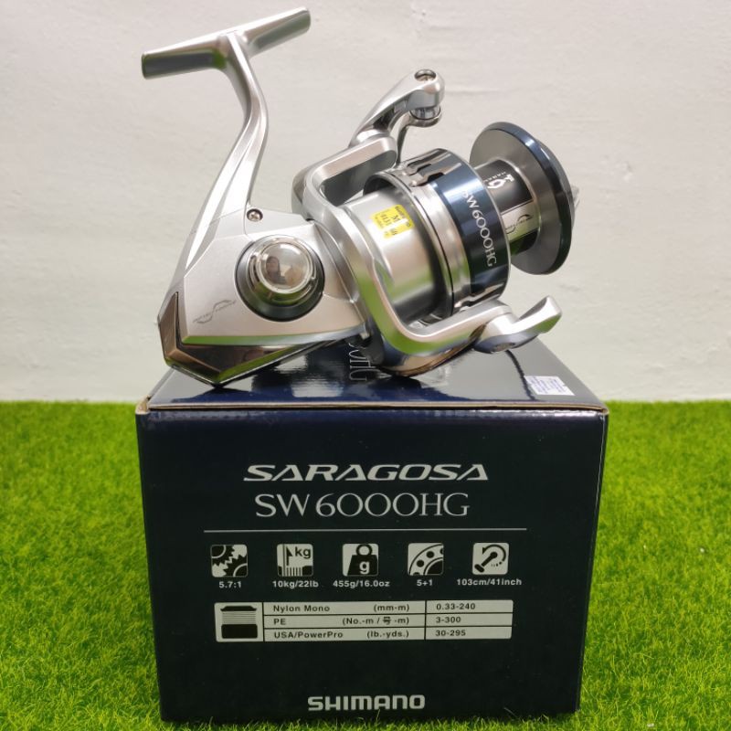 SHIMANO 2020 SARAGOSA SW 5000/6000/8000/10000/14000/18000/20000/25000 ...
