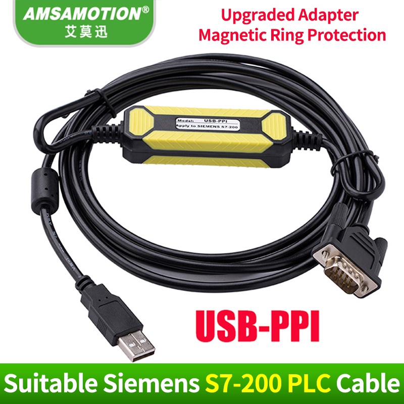 YY USB-PPI Suitable Siemens S7-200 PLC programming Cable USB PPI ...
