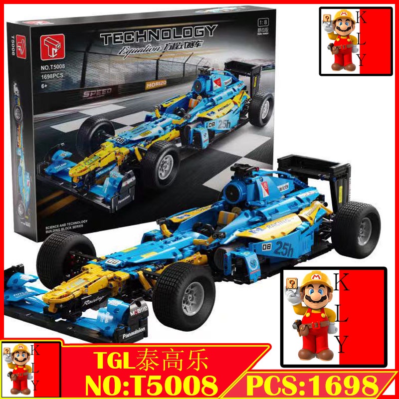 TGL T5008 TAIGAOLE TECHNIC Formula One F1 Racer Car ( BLUE COLOUR ...