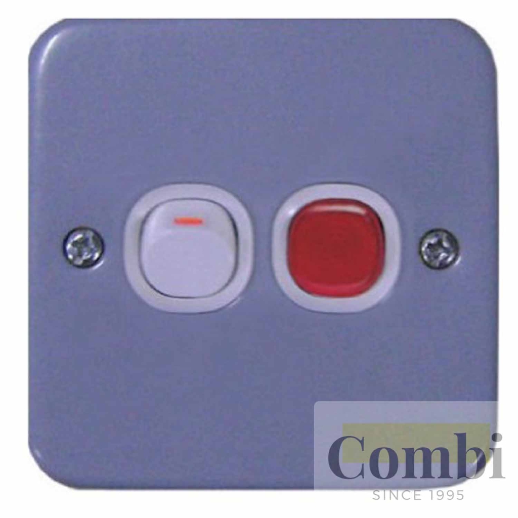 SCHNEIDER / Clipsal ESM METAL 20A DOUBLE POLE SWITCH | Shopee Malaysia