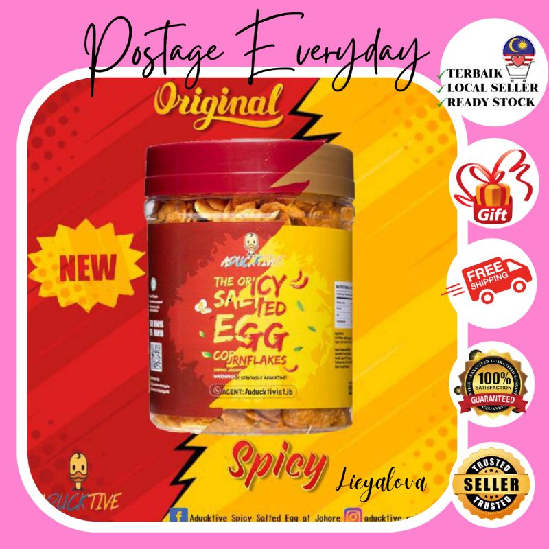 ORIGINAL / SPICY SALTED EGG CORNFLAKES BY ADUCKTIVE + FREEGIFTS 🎁 ...