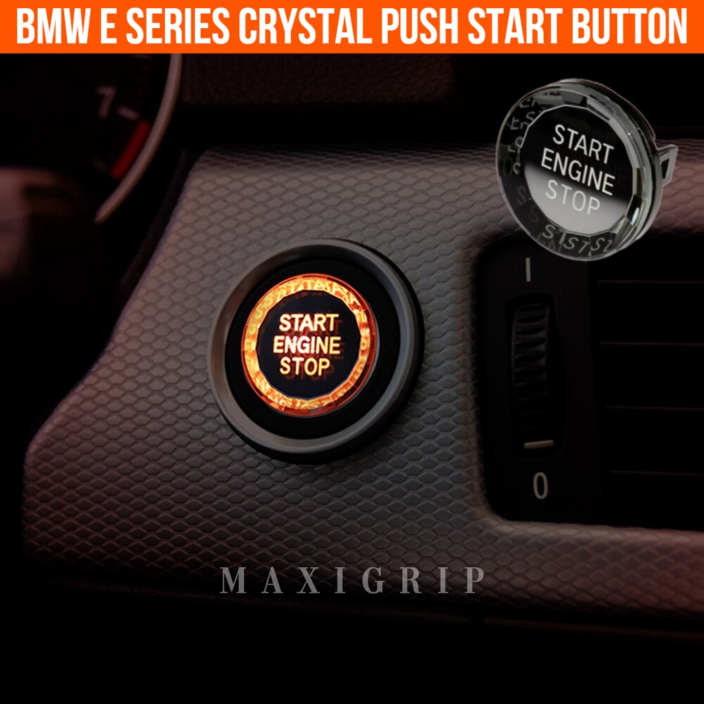 bmw E series crystal push start stop button bmw interior accessories ...
