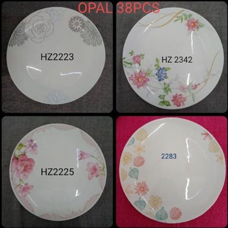 set pinggan opal 38 pcs | Shopee Malaysia