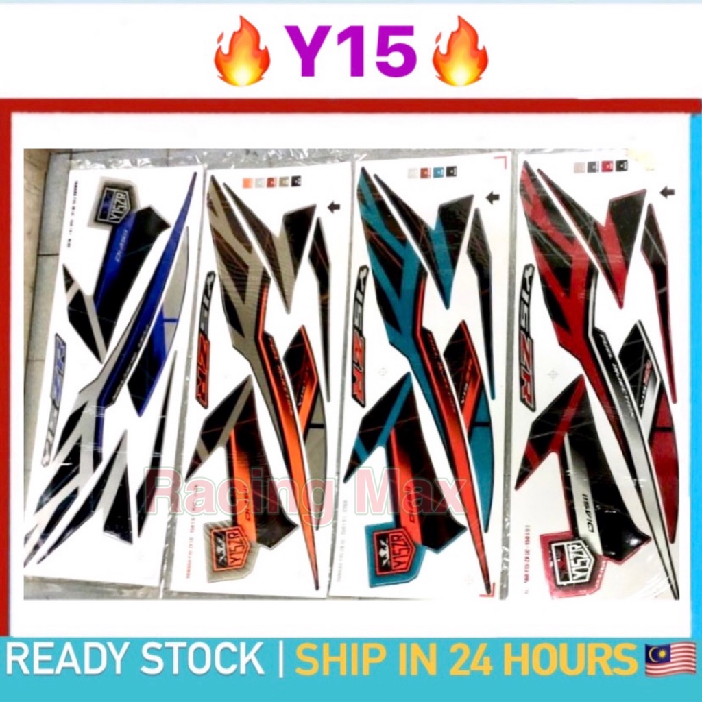 Yamaha Y15 / Y15ZR / LC150 V1 V2 - NEW 2021 (9) Body Sticker BODY SET BODYSET COVERSET STICKER ...