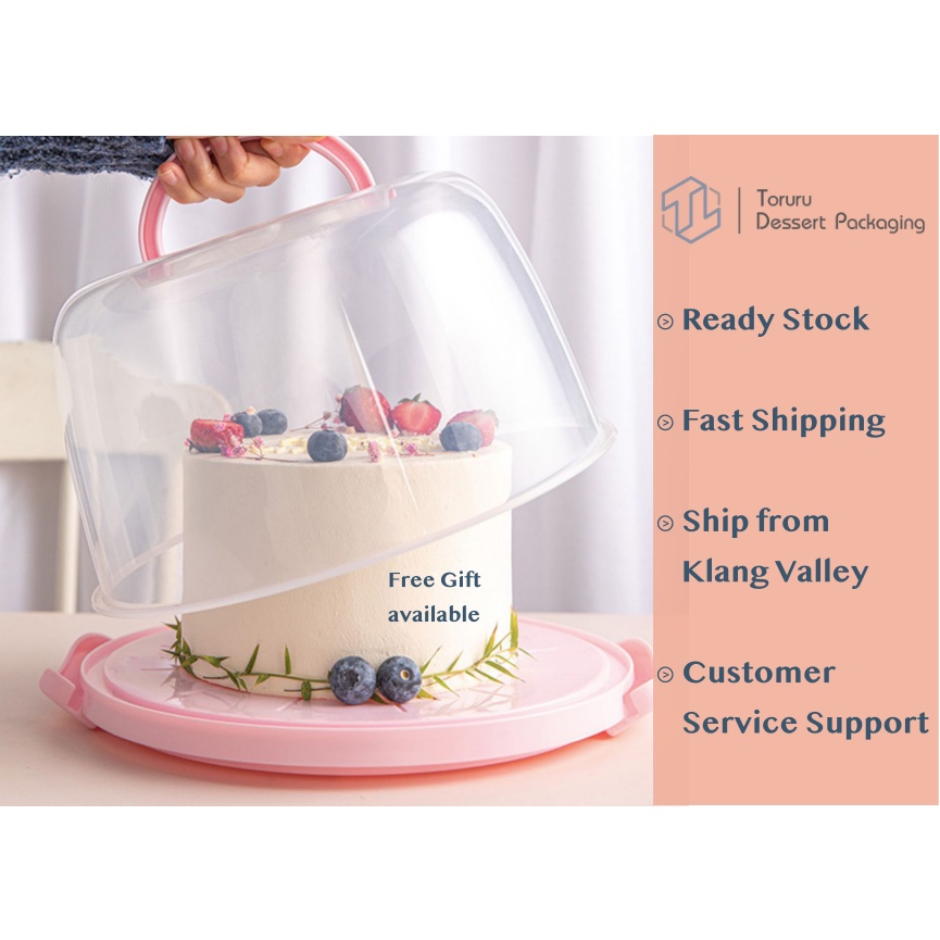 8" 10" Reusable Extra taller Cake Storage Box Container Cake Carrier ...