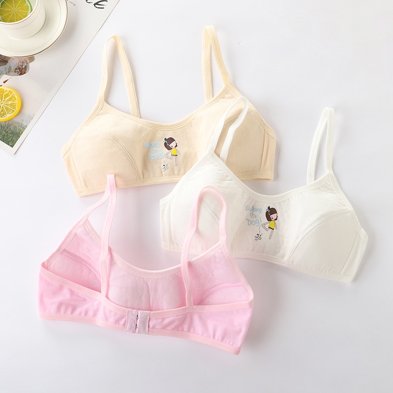 (9-16 Years) Baby Bra with Pads Girls Sando Bra Kids Cotton Bra ...