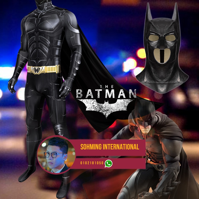 Homemade Darknight mask cosplay batman cowl 1 to 1 cosplay PVC batsuit ...