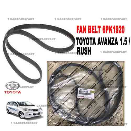 TOYOTA AVANZA 1.5/RUSH FAN BELT 6PK1920 | Shopee Malaysia