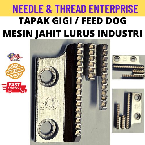 GIGI MESIN JAHIT LURUS INDUSTRI/FEED DOG FOR INDUSTRIAL SEWING MACHINE ...