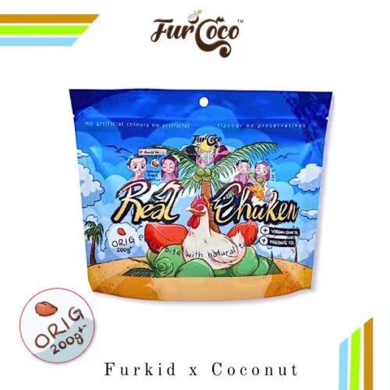 (Official) Furcoco Real Chicken -OriG “Handcut Series“ 200g | Shopee ...