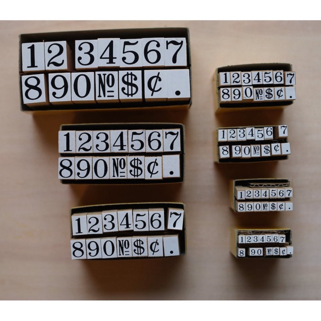 Yosogo Alphabet /Figure Number Set Rubber Stamp | Shopee Malaysia