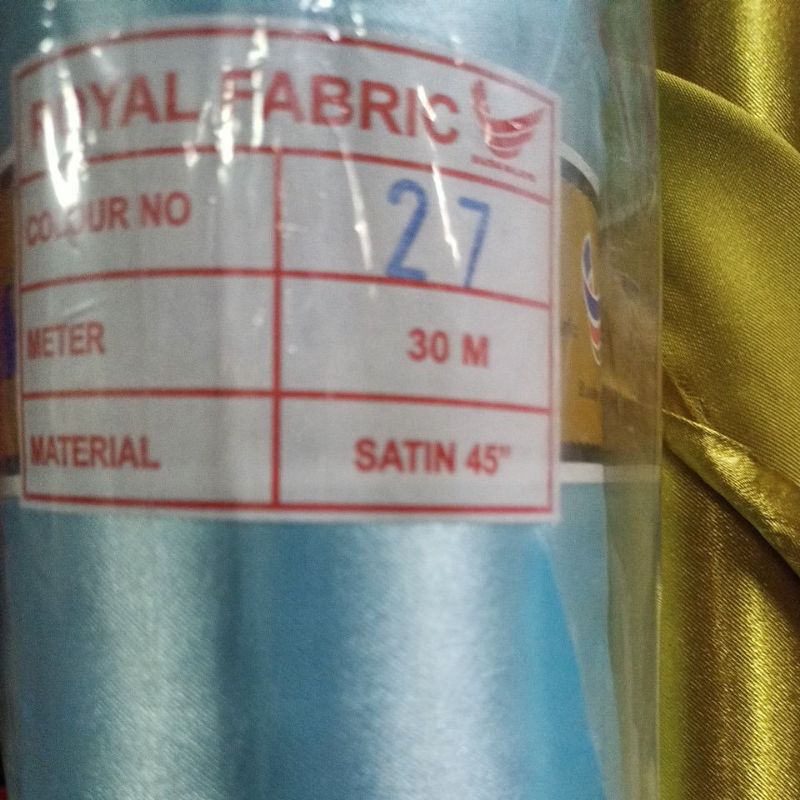 Satin Fabric / Pongee Fabric Solid Color Decoration | Shopee Malaysia