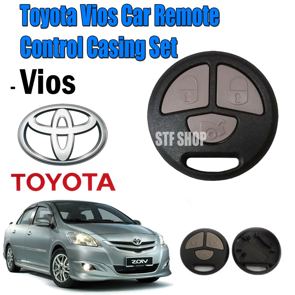 TOYOTA REMOTE CONTROL CASING COVER FOR 3 BUTTON VIOS | Shopee Malaysia