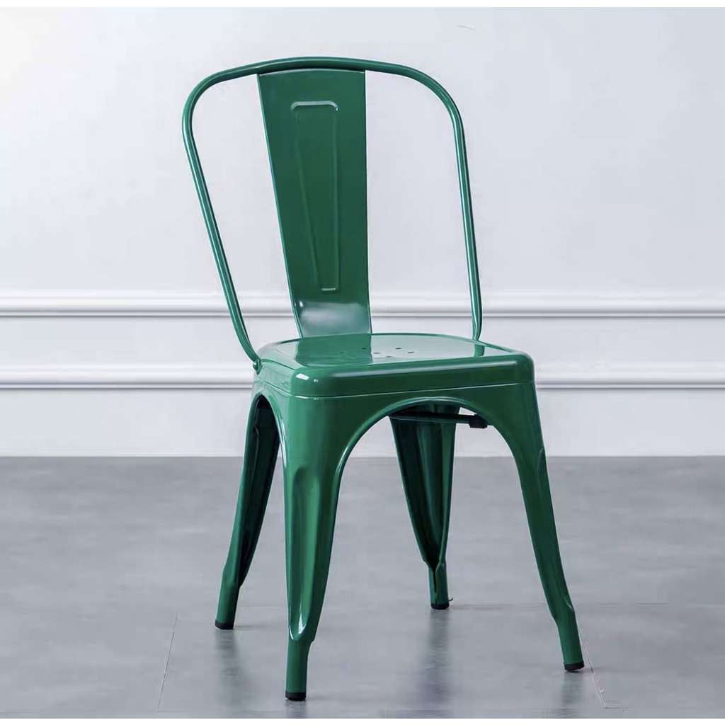 Tolix Iron Metal Chair Industrial Retro Stackable Dining Cafe ...