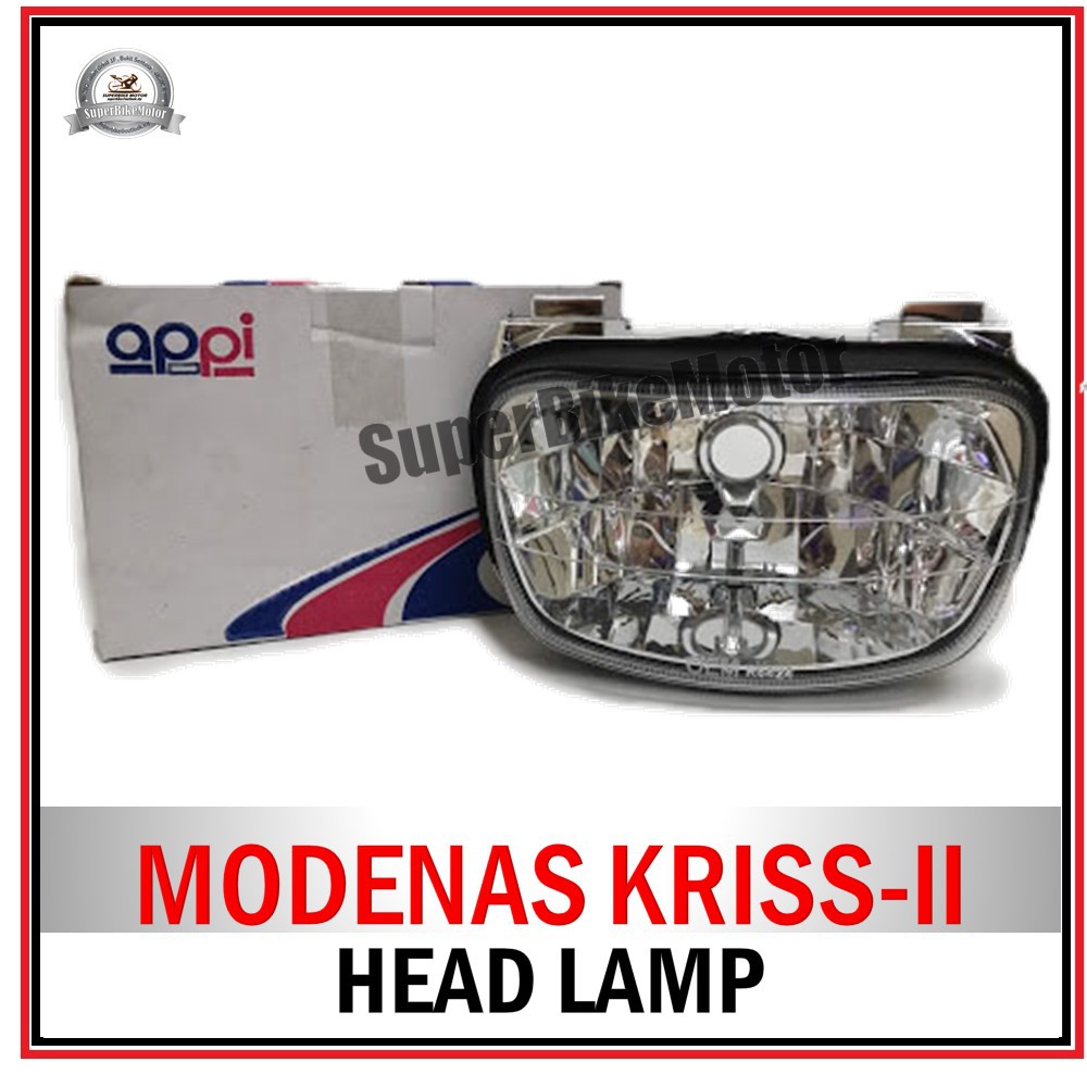 MODENAS KRISS 2 / KRISS-II - APPI Head Lamp | Shopee Malaysia