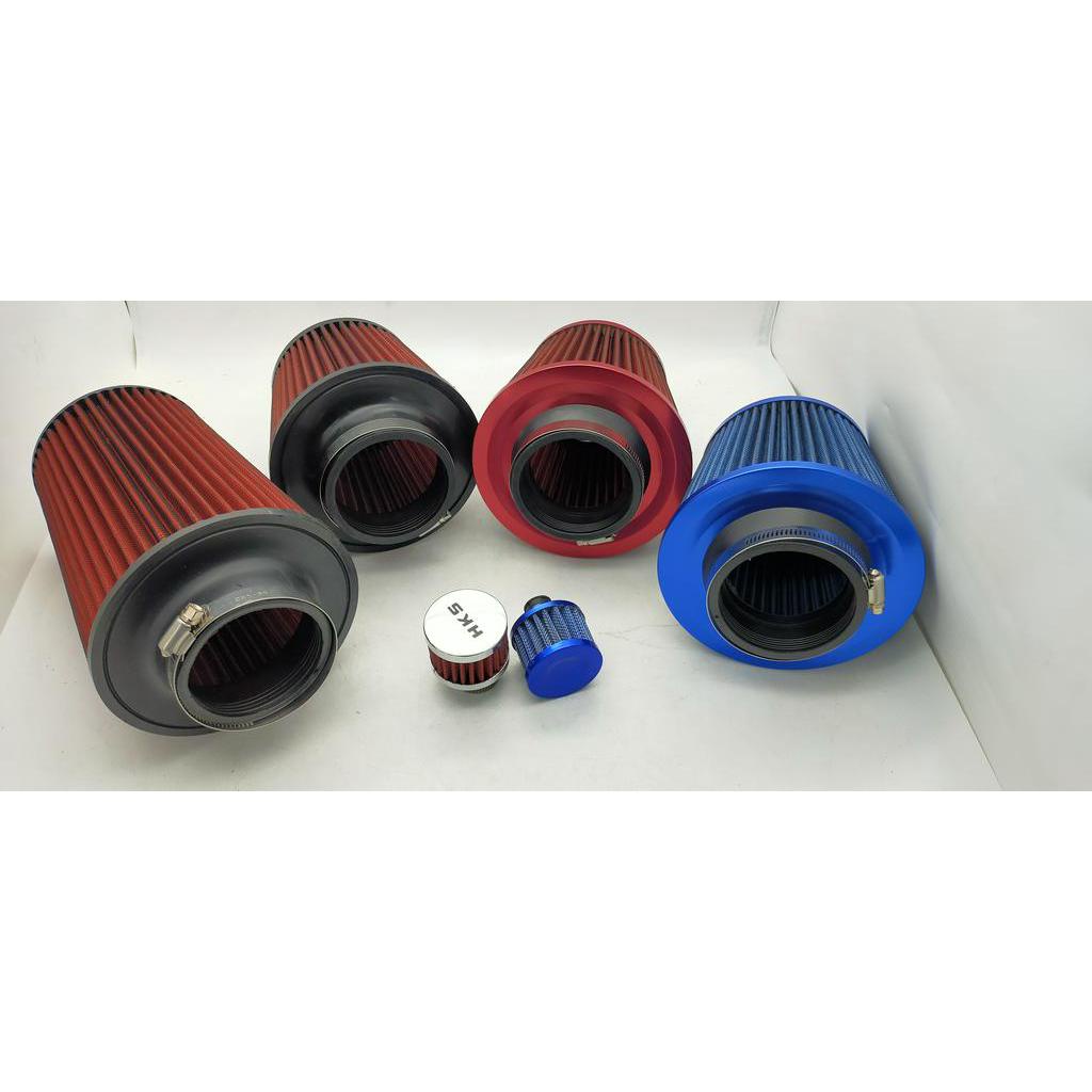 K&N HIGH FLOW AIR FILTER ( 3 INCH HOLE 3" ) / MINI AIR FILTER 12MM OPEN ...