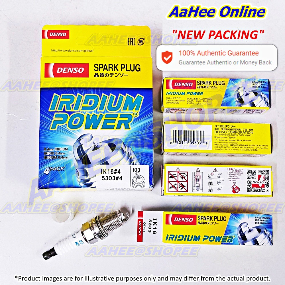 Denso Iridium Power IK16 - Vios Wish Altis Sentra Wira Putra Spark Plug 5303 | Shopee Malaysia