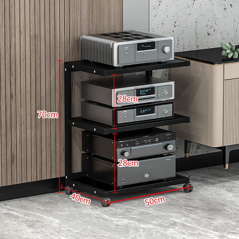 Adjustable HIFI Rack Audio Video equipment rack cabinet Printer storage ...