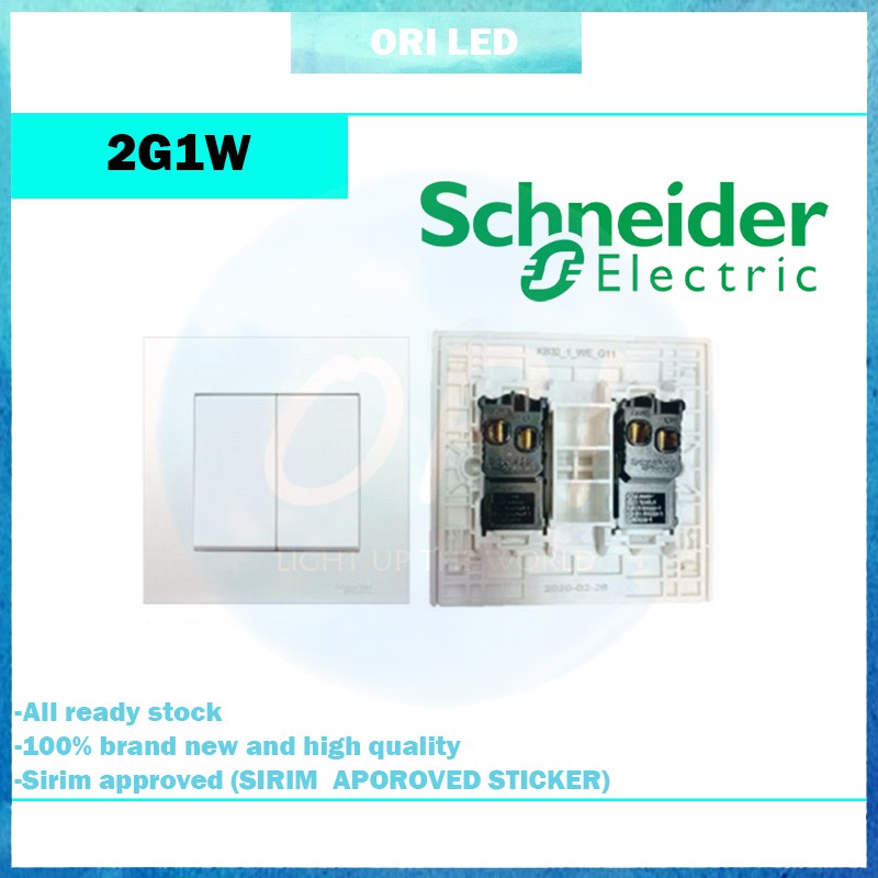 Schneider Vivace Switch Socket Switches White KB15 KB31/1 KB32/1 ...