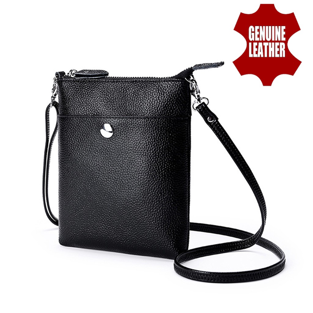GENUINE LEATHER WOMEN MINI SLING BAG BEG SILANG WANITA BEG WANITA (GSL ...