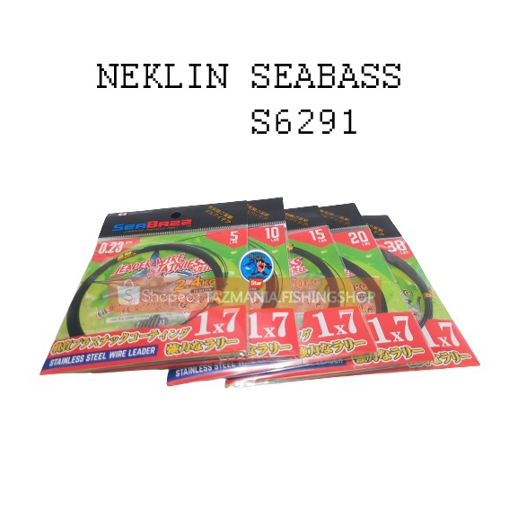 Neklin wire leader seabass stainless steel 1x7 - 20lbs | Shopee Malaysia