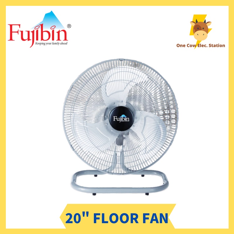 (One Year Warranty) Fujibin FBP 20" Powerful 130W Heavy Duty #Floor Fan ...