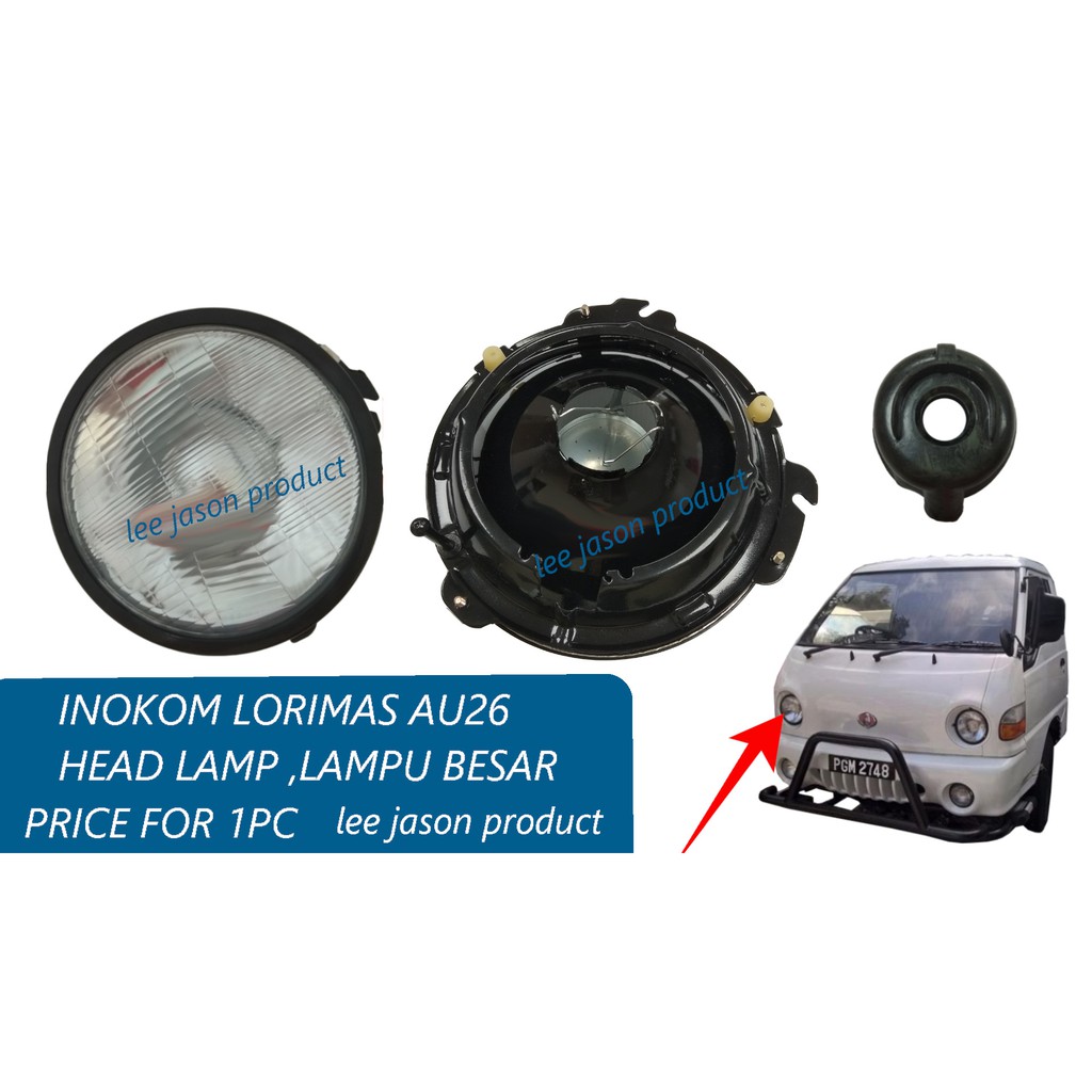 J111S21 INOKOM LORIMAS AU26 HEAD LAMP ,LAMPU BESAR | Shopee Malaysia