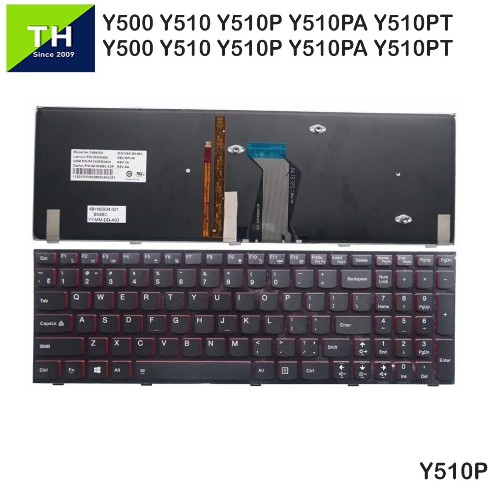Lenovo IdeaPad Y510 Y510P Y510PA Y510PT Backlit Laptop Replacement ...
