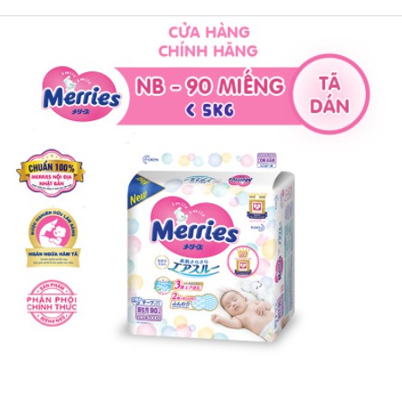 Merries diapers/diapers size NB - 90 pieces | Shopee Malaysia