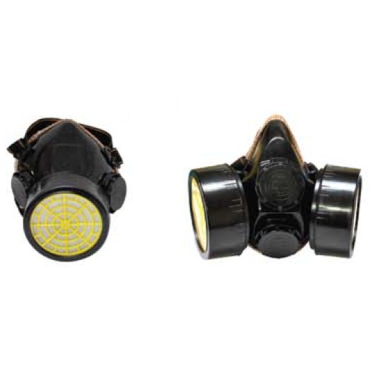 SINGLE / DOUBLE CHEMICAL RESPIRATOR MASK WITH CARTRIDGE | Shopee Malaysia