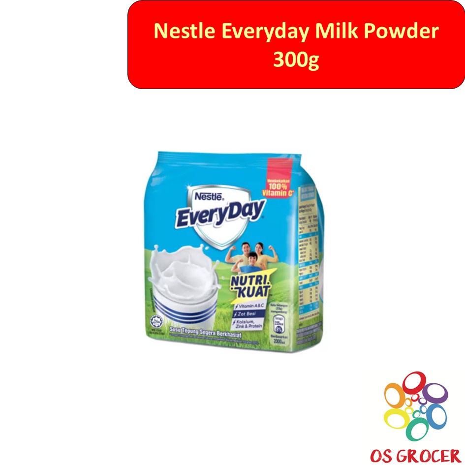 Nestle Everyday Milk Powder 300g | Shopee Malaysia